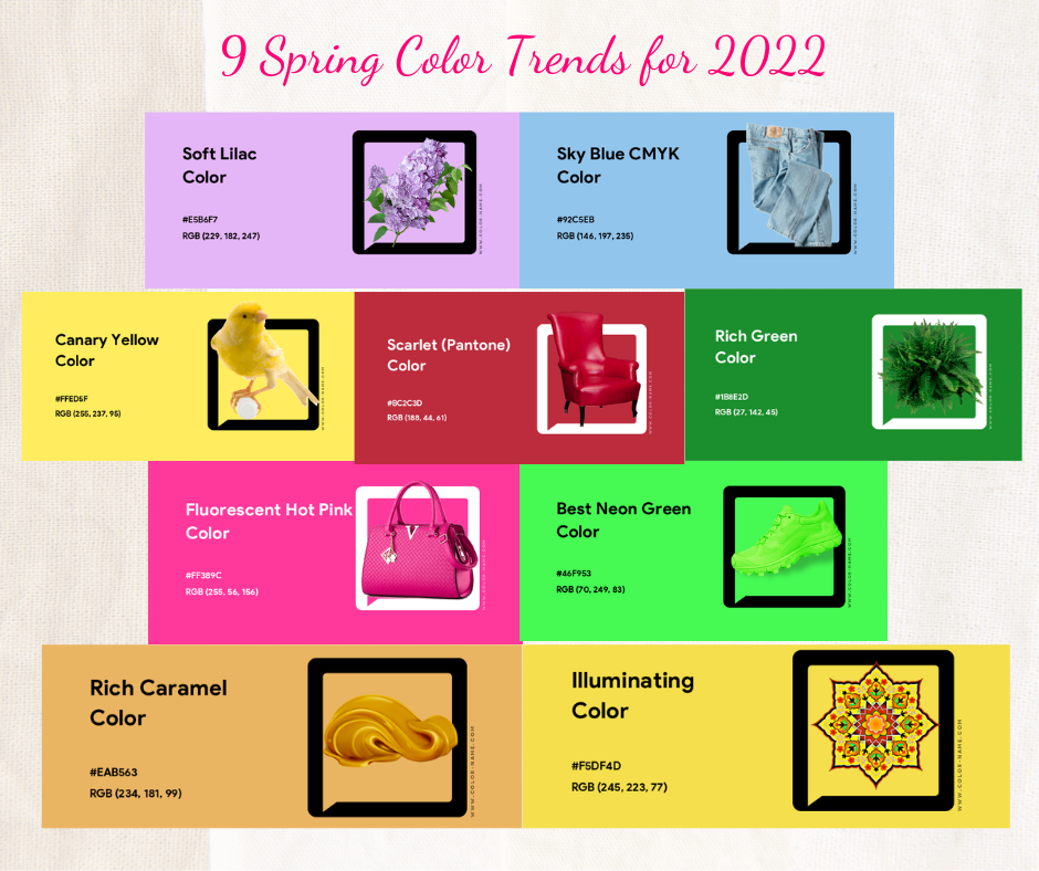 Spring 2022 color trends for thrifters - Planet Aid, Inc.