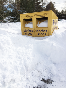 Planet Aid Boxes Buried by Record-Breaking Snow - Planet Aid, Inc.