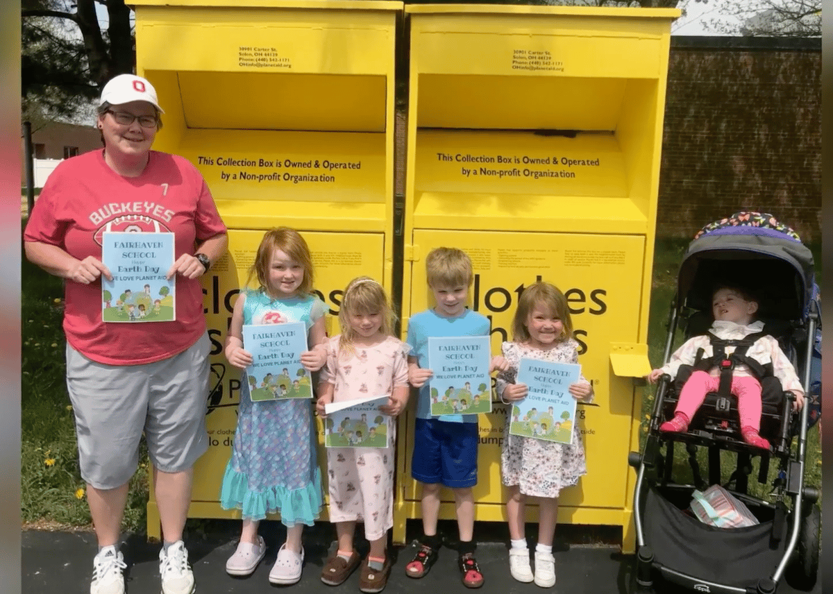 Planet Aid's Earth Month Clothing Drive Brings New Winners