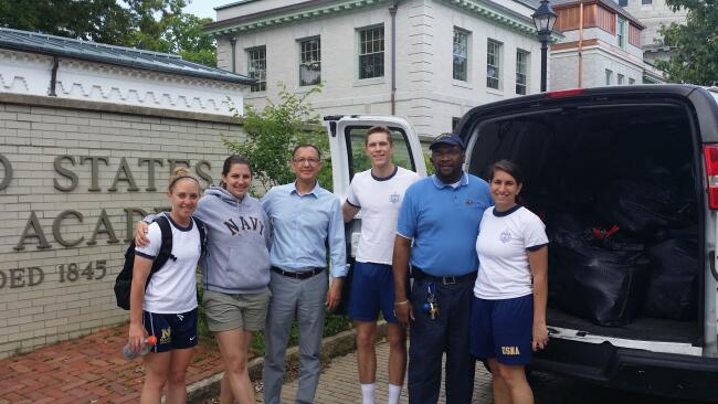 Naval Academy Donates 542 Pairs of Shoes to Planet Aid - Planet Aid, Inc.