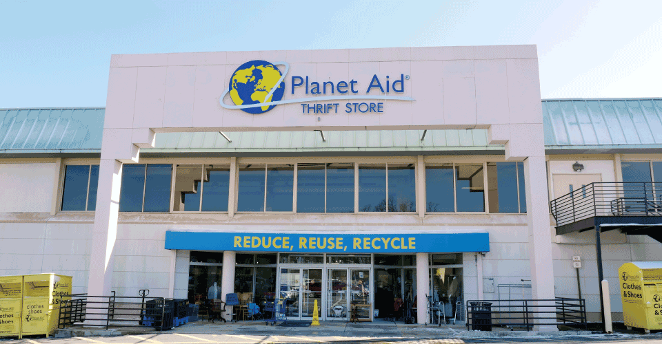 Shop Eco-Friendly at Planet Aid Thrift Store | Planet Aid