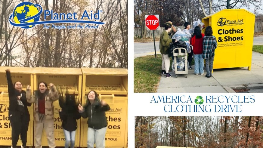 Planet Aid celebrates winning schools in the America Recycles Clothing ...