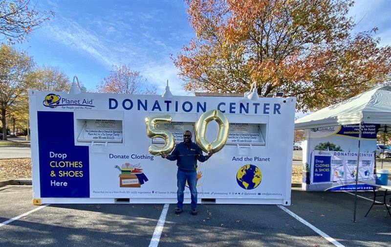 Planet Aid Celebrates 50th Donation Center in Richmond, VA on Dec. 7