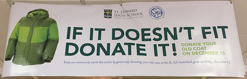 Planet Aid Donates Coats During the St. Edward High School Drive ...