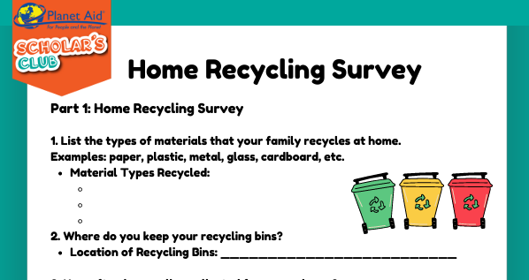 America Recycles: Free Scholar's Club Lesson Plans