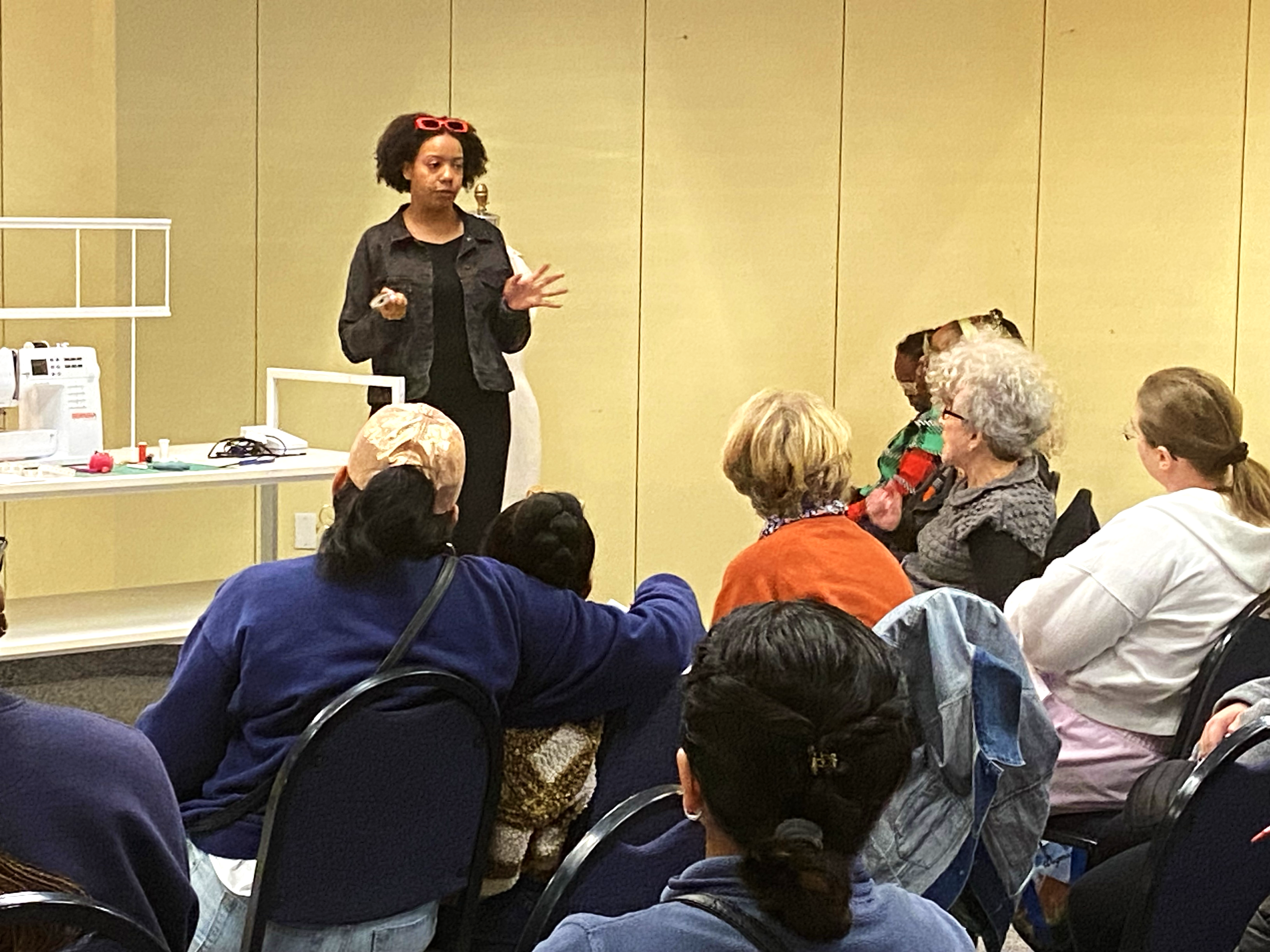 Planet Aid & G Street Fabrics Host Free Sewing Class